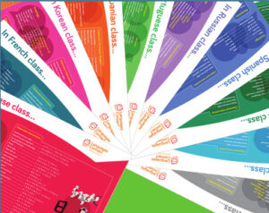 Language mats/Mataí teanga to encourage target language in the ...